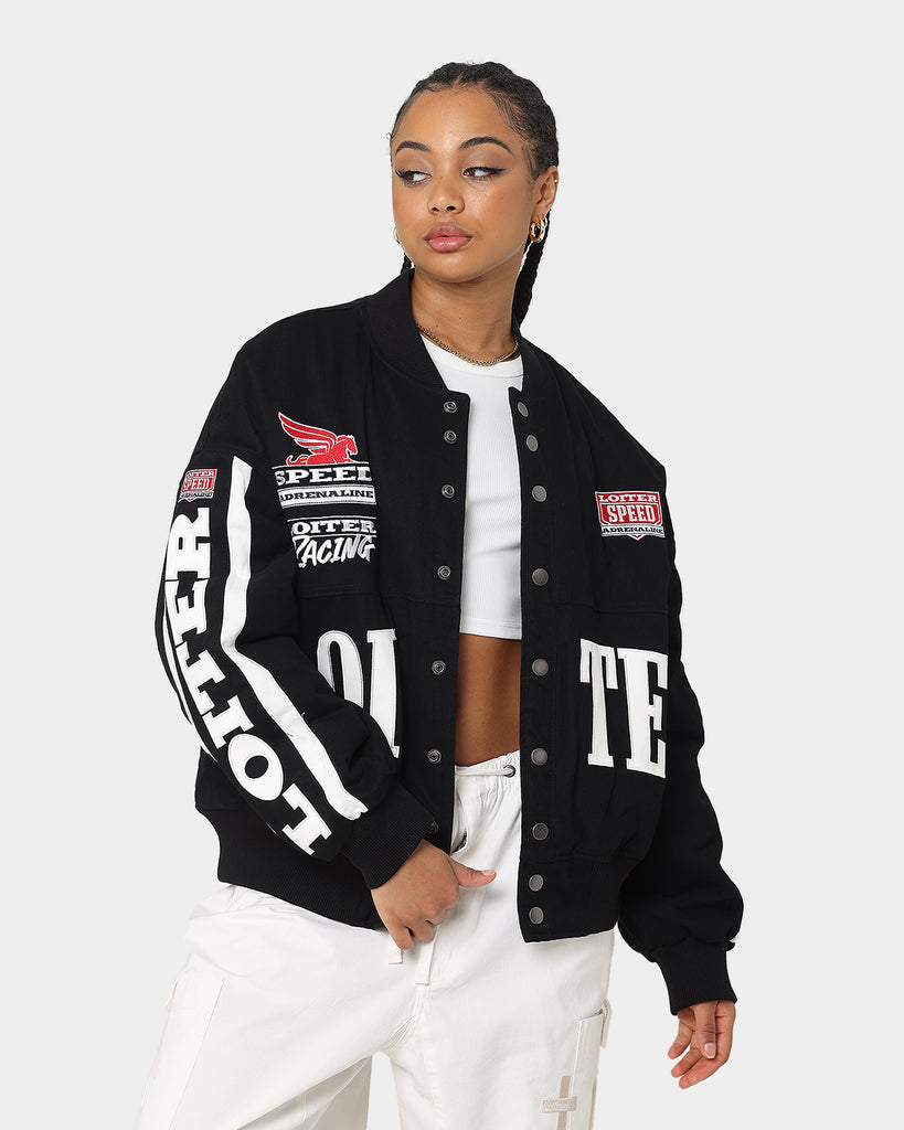 Loiter Motor Sport Jacket Black | Culture Kings US