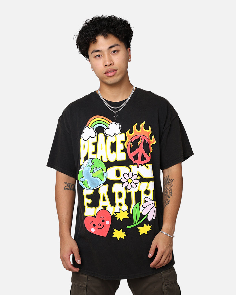 Goat Crew Peace On Earth T-Shirt Black | Culture Kings US