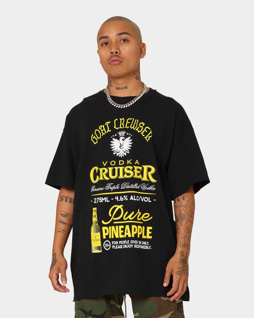 Goat Crew Goat Crew X Vodka Cruiser Pure Pineapple Cruiser T-Shirt Bla ...