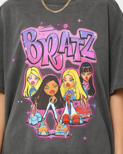American Thrift X Bratz Bratz Logo Group Heavyweight Vintage T-Shirt B ...
