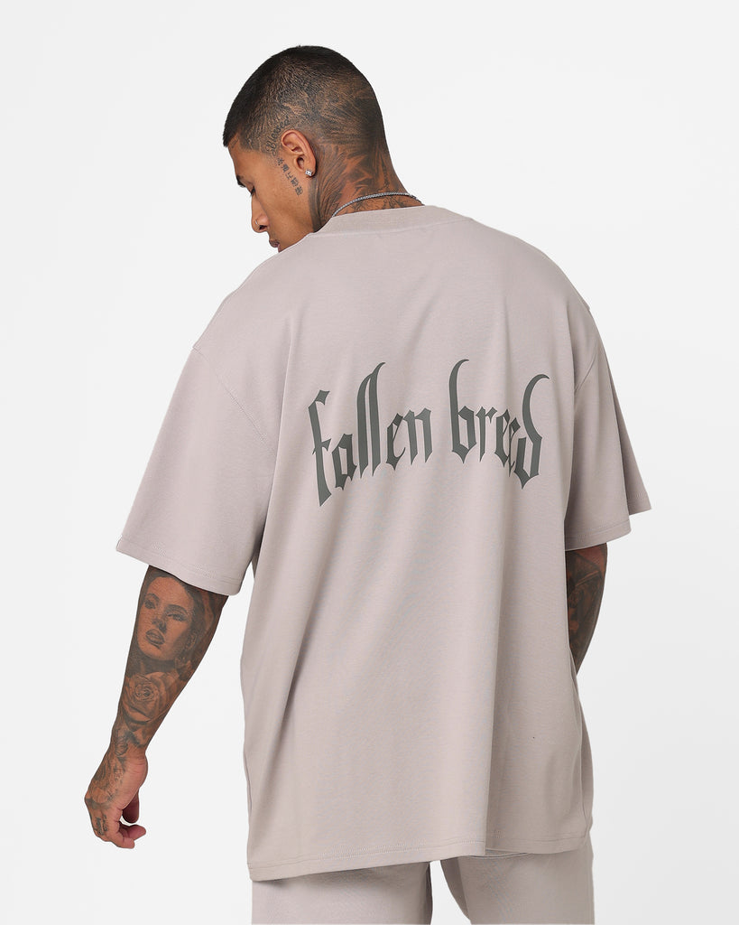 Fallen Breed Logo T-Shirt Light Grey | Culture Kings US
