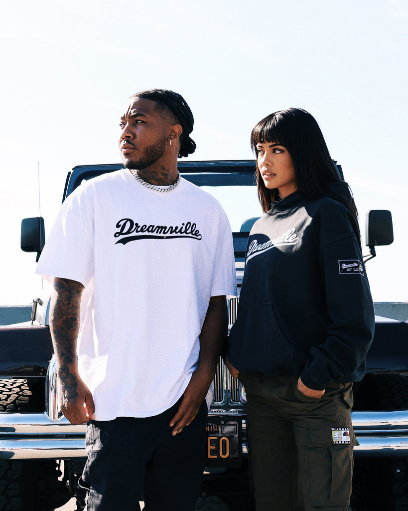 Dreamville Dreamville Logo Vintage T-Shirt White | Culture Kings US