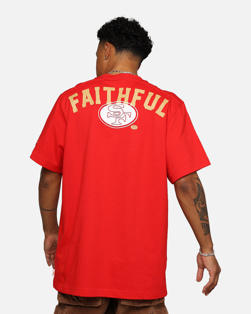 Nike San Francisco 49ers Rewind Slogan T-Shirt University Red | Culture ...