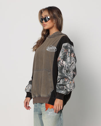 Loiter Splinter Hoodie Khaki/Camo | Culture Kings US
