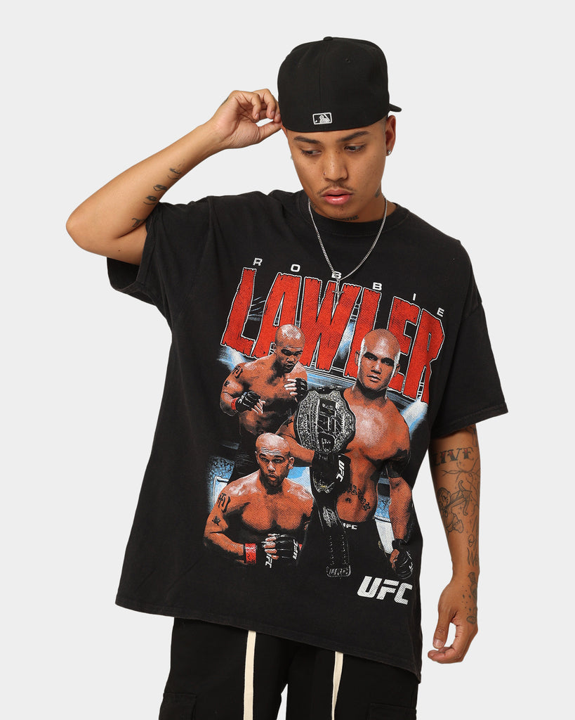 UFC By Goat Crew Robbie Lawler Vintage T-Shirt Black Wash | Culture ...