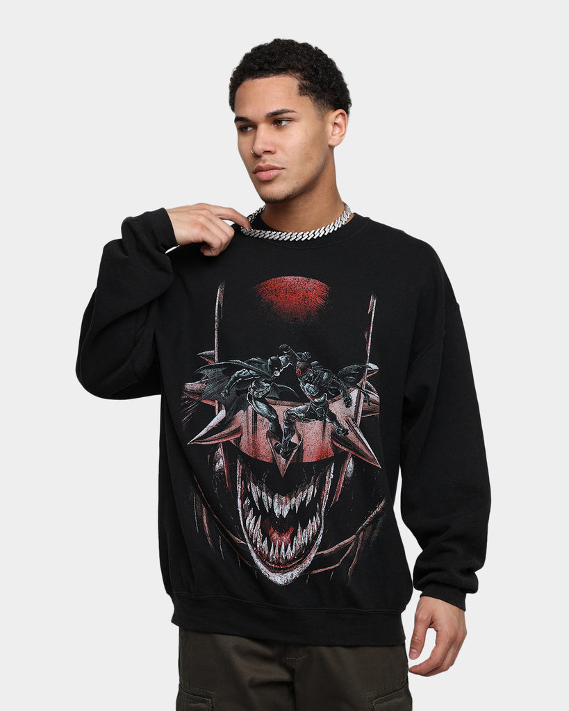 Goat Crew X DC Batman Who Laughs Vintage Crewneck Black Wash | Culture ...