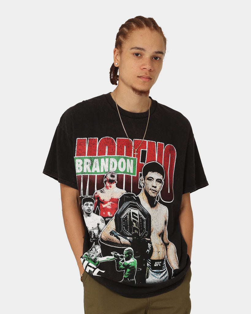UFC By Goat Crew Brandon Moreno Vintage T-Shirt Black Wash | Culture ...
