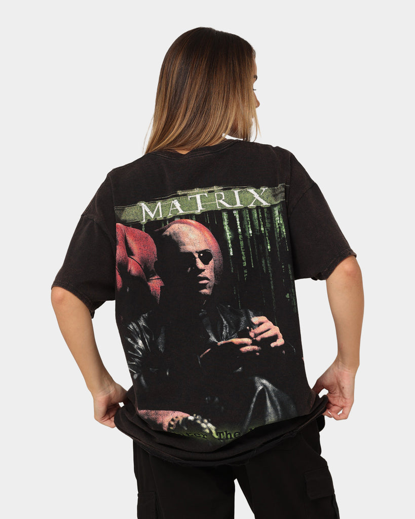 American Thrift X The Matrix Morpheus Vintage T-Shirt Black Wash ...