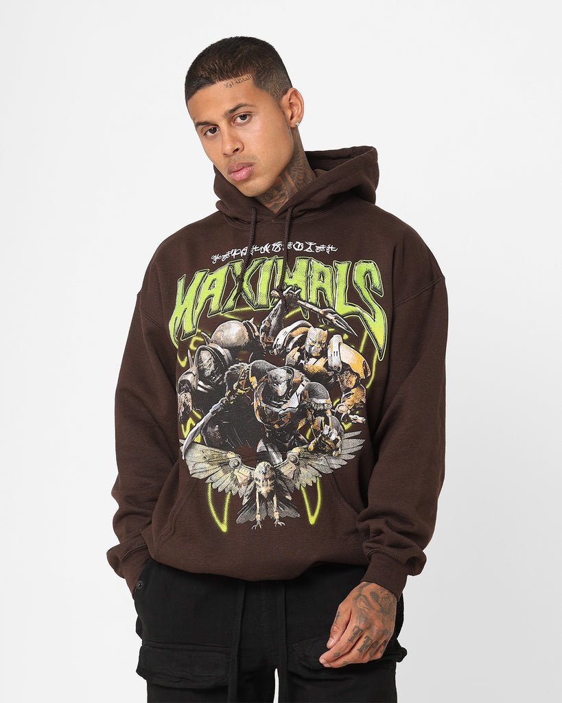 Goat Crew X Transformers Maximals Vintage Hoodie Brown Wash | Culture ...
