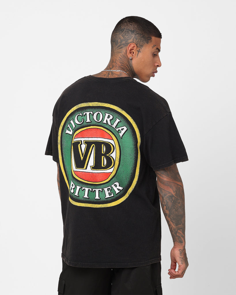 Goat Crew X Victoria Bitter VB Vintage T-Shirt Black Wash | Culture ...