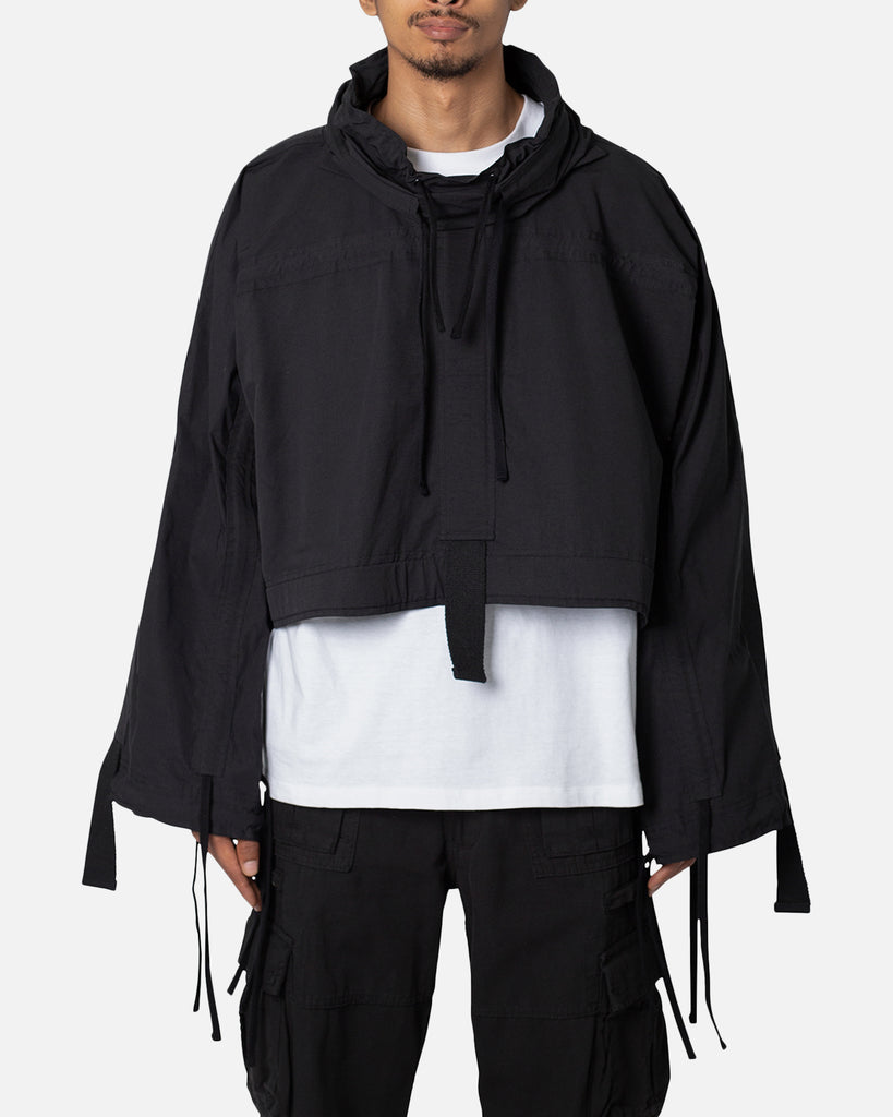 MNML Cropped Strappy Jacket Black | Culture Kings US