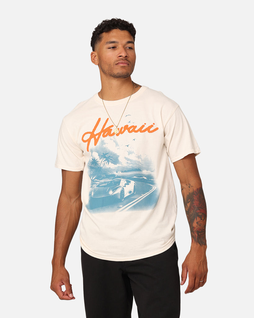 Goat Crew Hawaii Car T-Shirt Off White | Culture Kings US