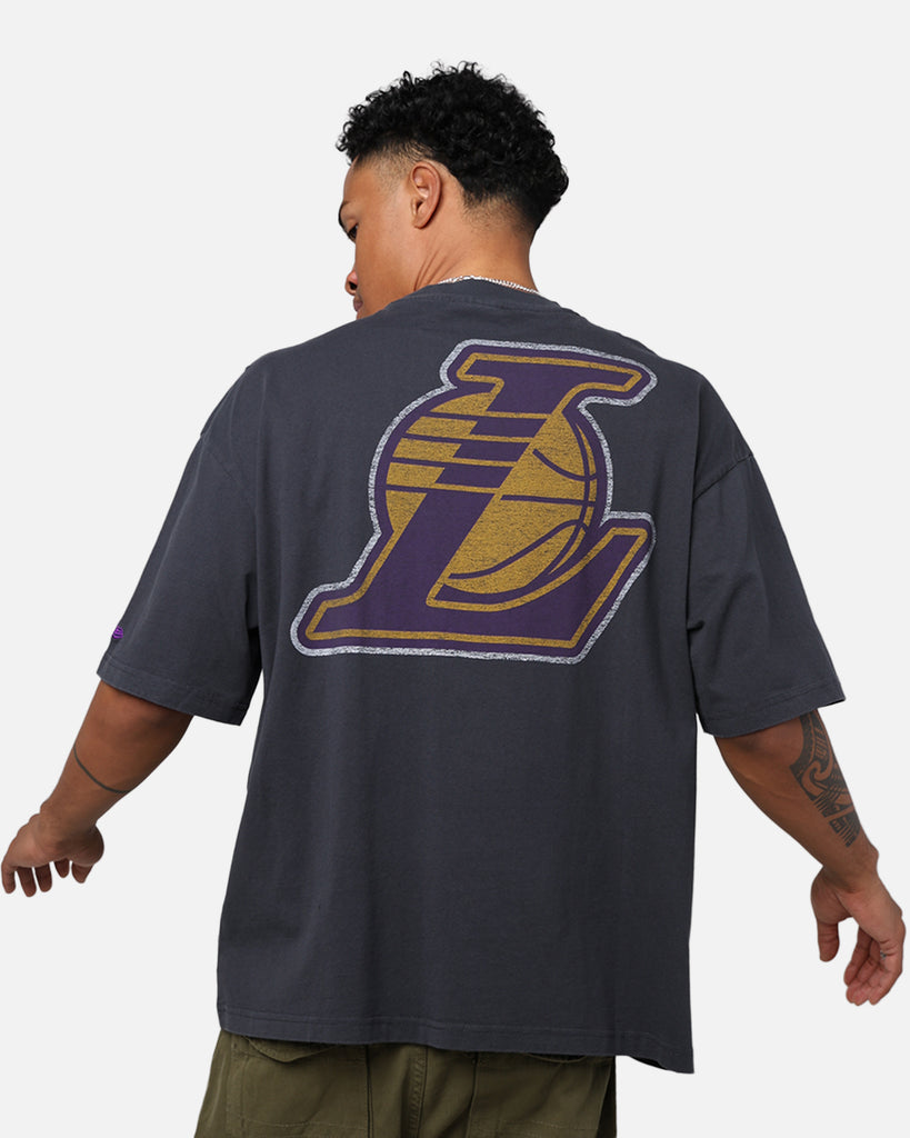 New Era Los Angeles Lakers Oversized T-Shirt Black | Culture Kings US