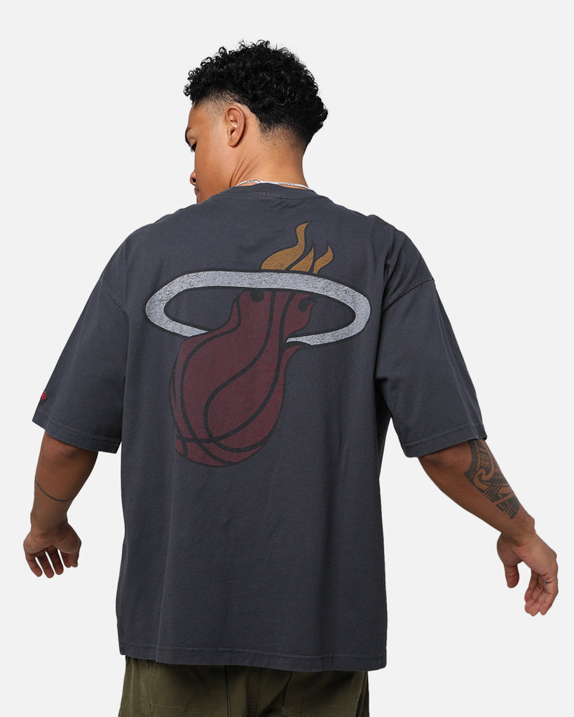 New Era Miami Heat Oversized T-Shirt Black | Culture Kings US