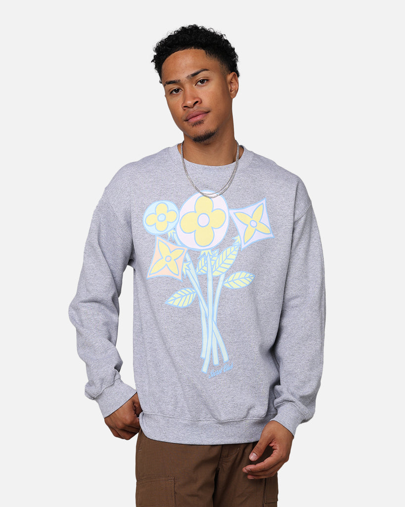 Secret Club Flower Crewneck Ash | Culture Kings US