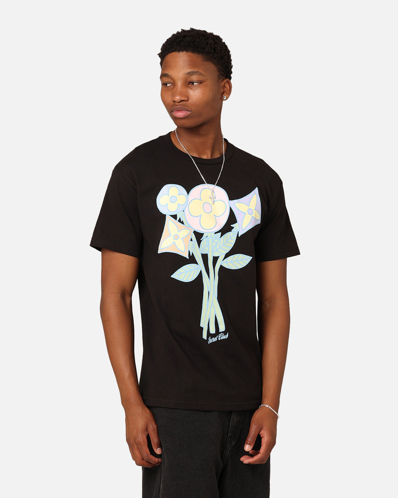 Secret Club SC Flower T-Shirt Black | Culture Kings US