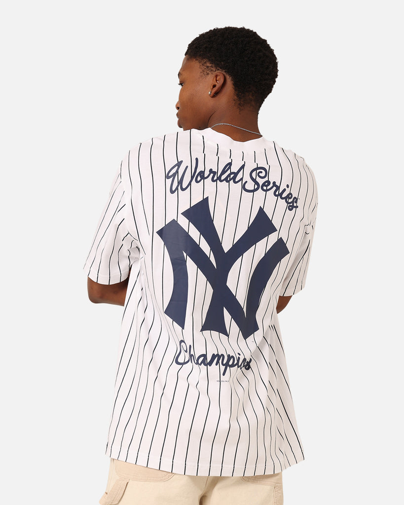 New Era New York Yankees Pinstripe Champions T-Shirt White | Culture ...