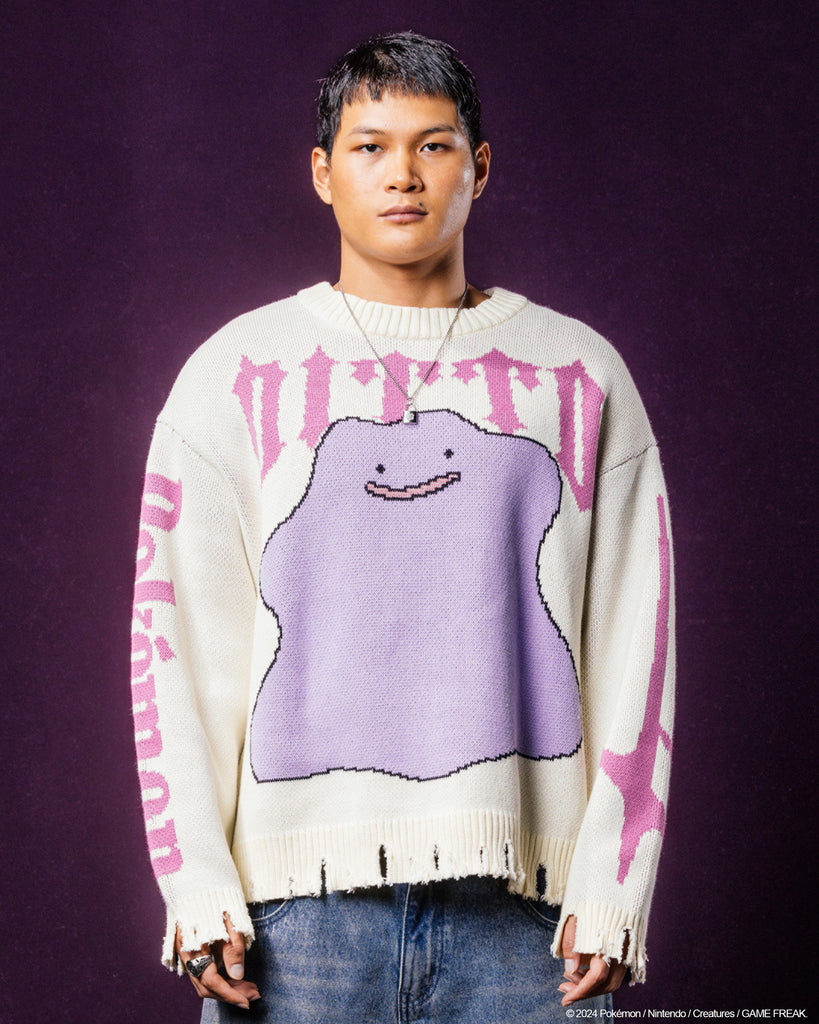Pokémon By Loiter Ditto Knit Sweater Off White | Culture Kings US