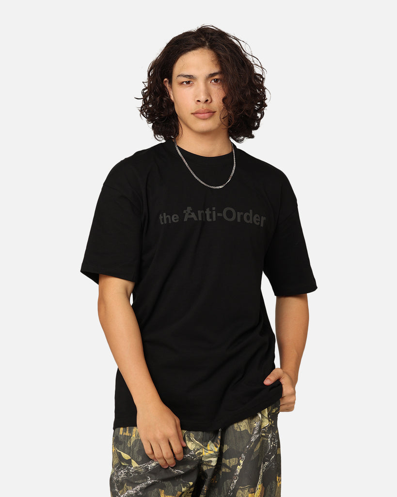 The Anti Order Logo T-Shirt Black | Culture Kings US
