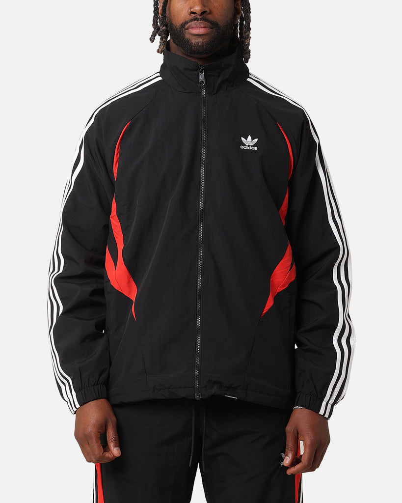 Adidas Archive Track Jacket Black/Better Scarlet | Culture Kings US