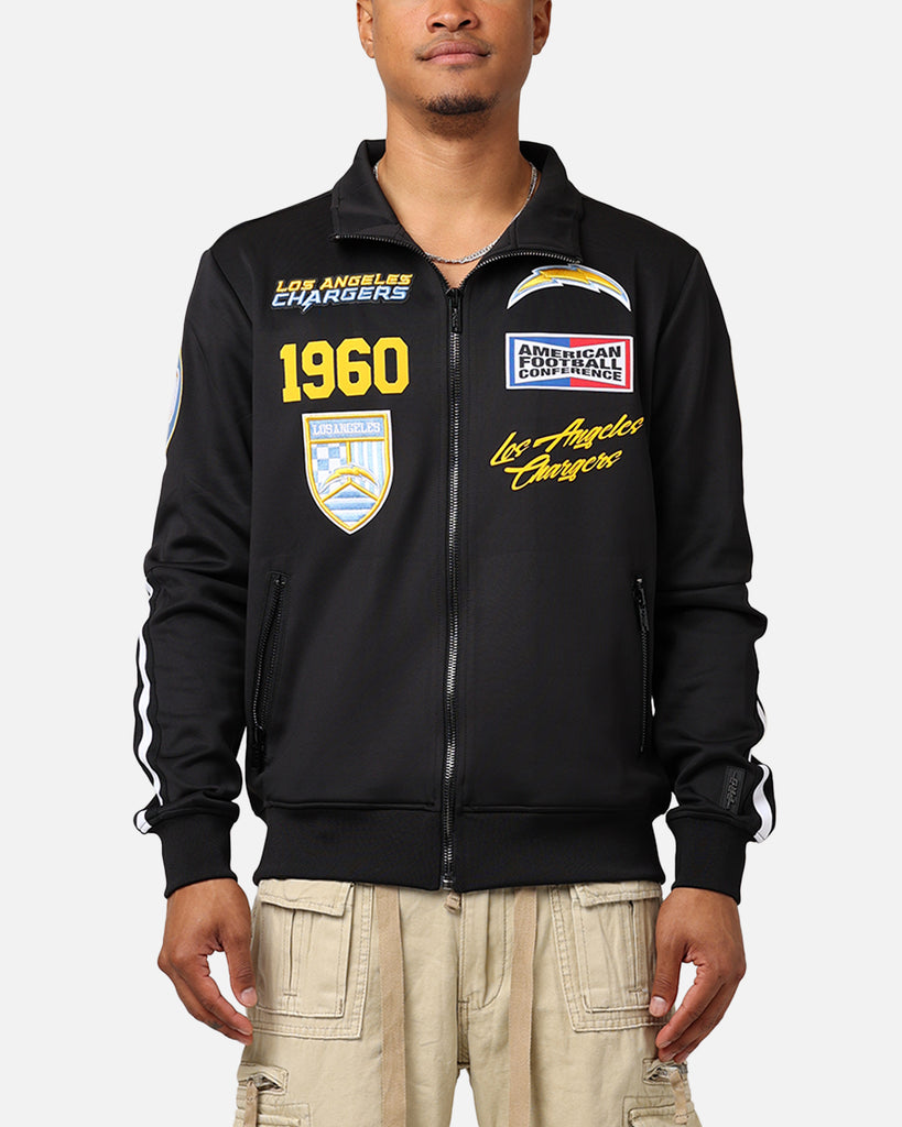 Pro Standard Los Angeles Chargers Fast Lane Track Jacket Black ...