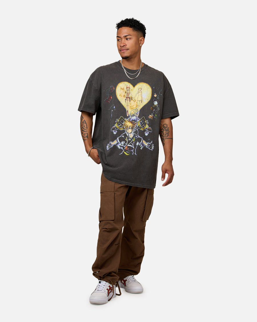 Goat Crew X Kingdom Hearts T-Shirt Black Wash | Culture Kings US