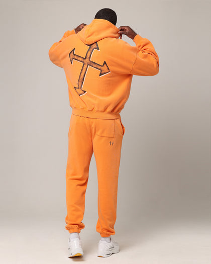 Saint Morta SSIX Vintage Hoodie Orange | Culture Kings US