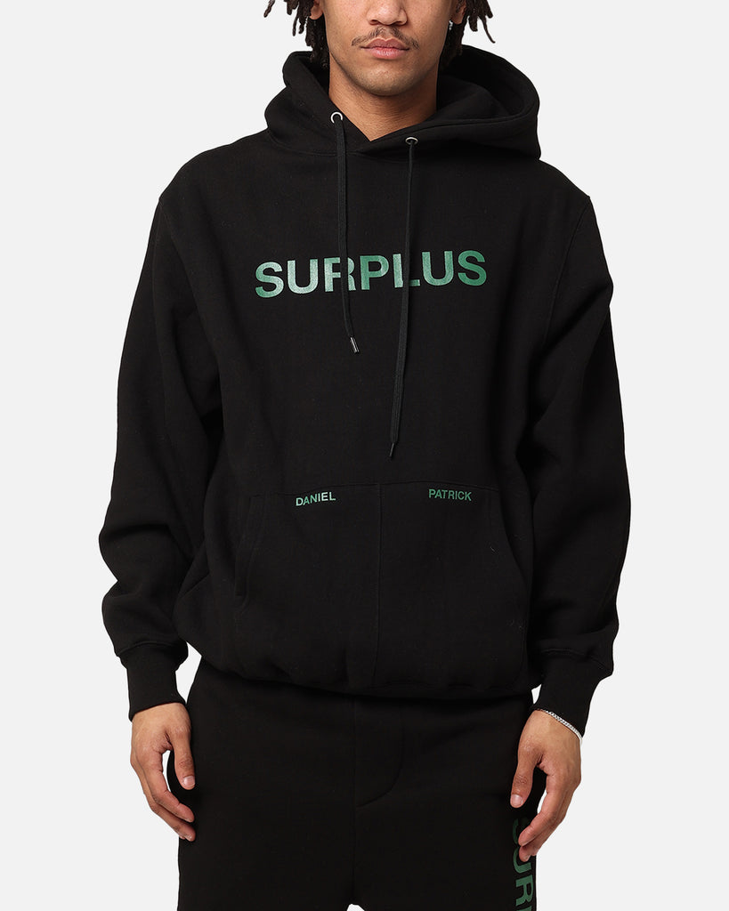 Daniel Patrick Surplus Logo Hoodie Black/Hunter Green | Culture Kings US