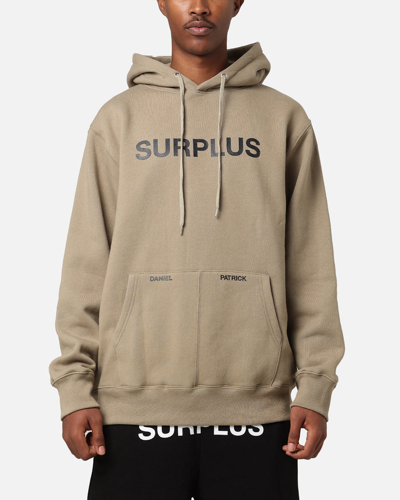 Daniel Patrick Surplus Logo Hoodie Washed Olive | Culture Kings US