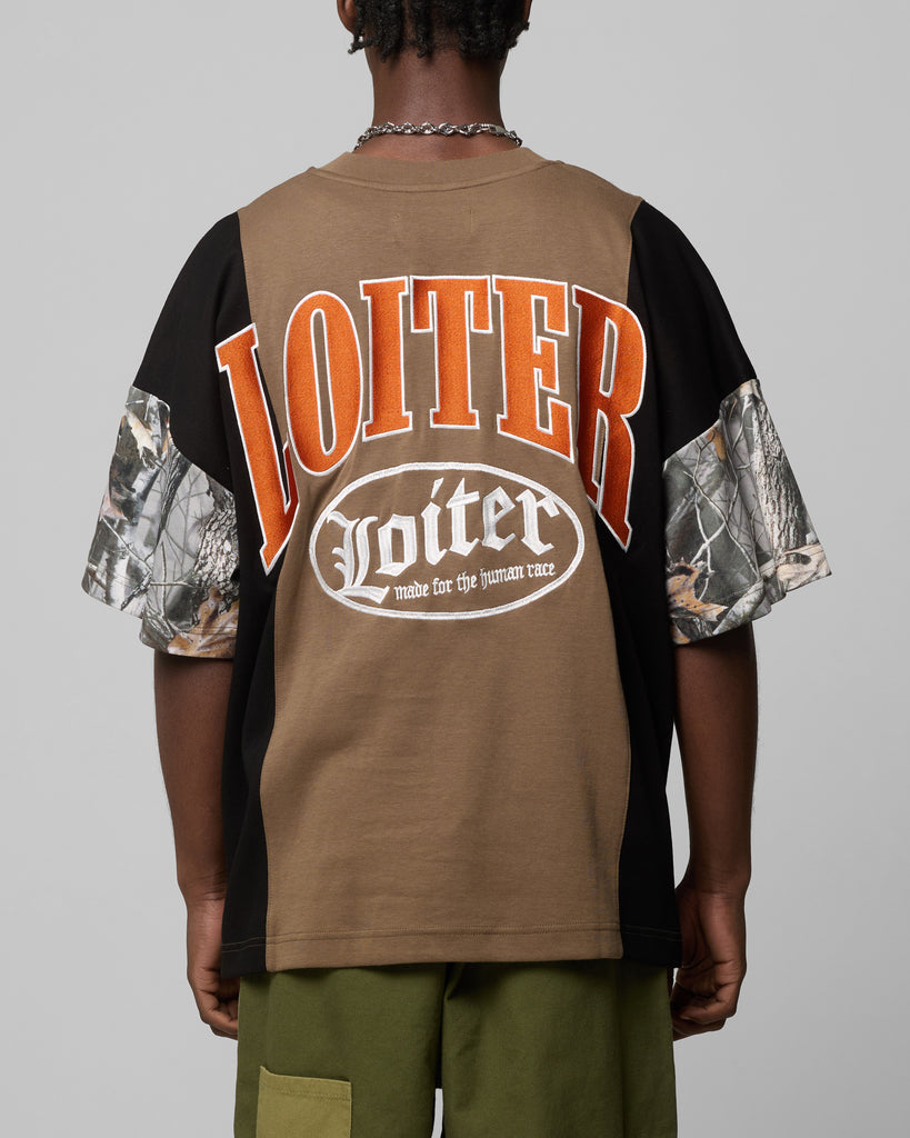 Loiter Splinter T-Shirt Woodland Camo | Culture Kings US