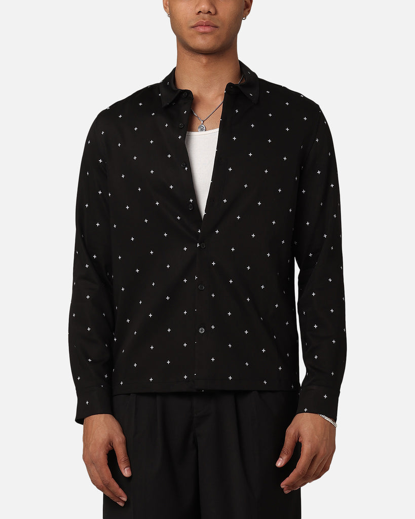 Ksubi Polka Plus Button Up Shirt Black | Culture Kings US
