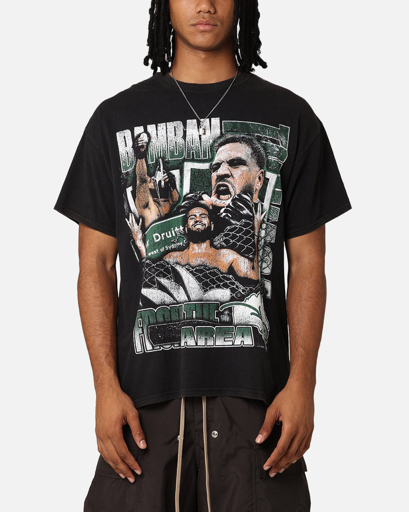 UFC By Goat Crew Tai Tuivasa Bam Bam FTA Vintage T-Shirt Black Wash ...
