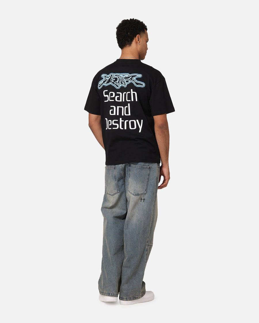 Loiter Search And Destroy T-Shirt Black | Culture Kings US
