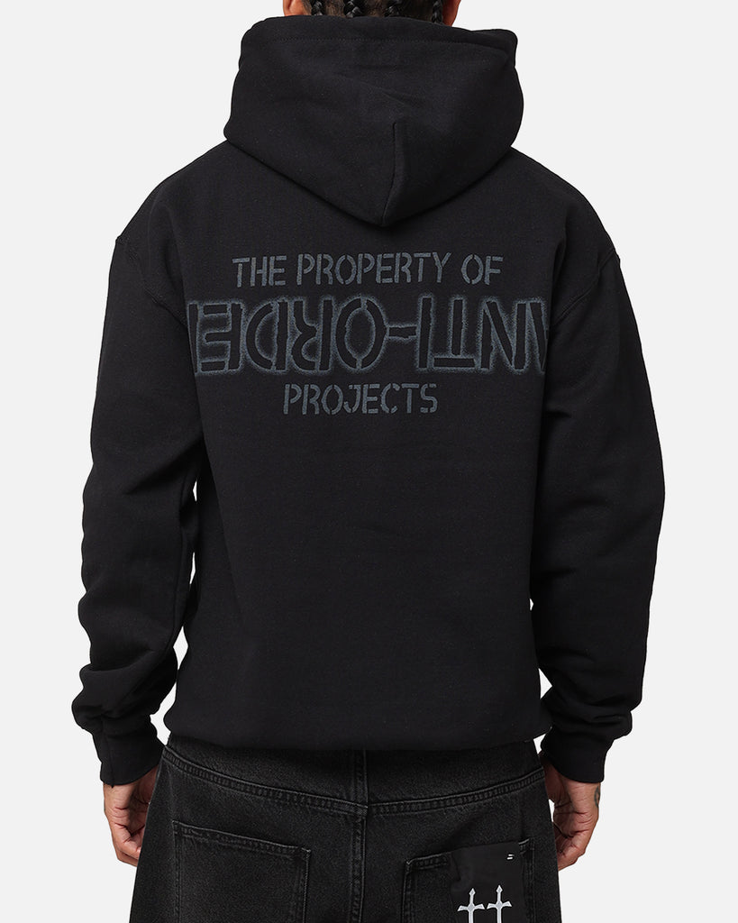 The Anti Order Anti-Order Projects Hoodie Black | Culture Kings US
