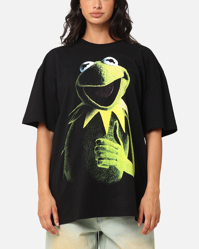 American Thrift Disney The Muppets Kermit Heavy T-Shirt Black | Culture ...