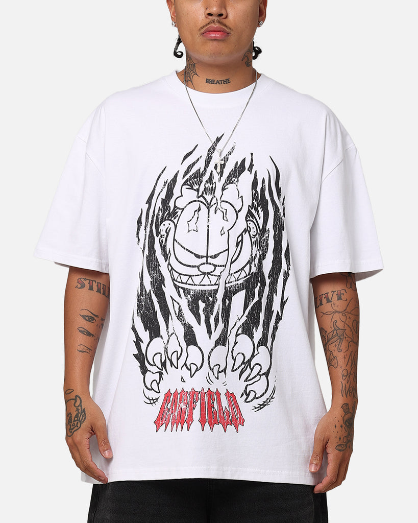 Goat Crew X Garfield Claws T-Shirt White | Culture Kings US