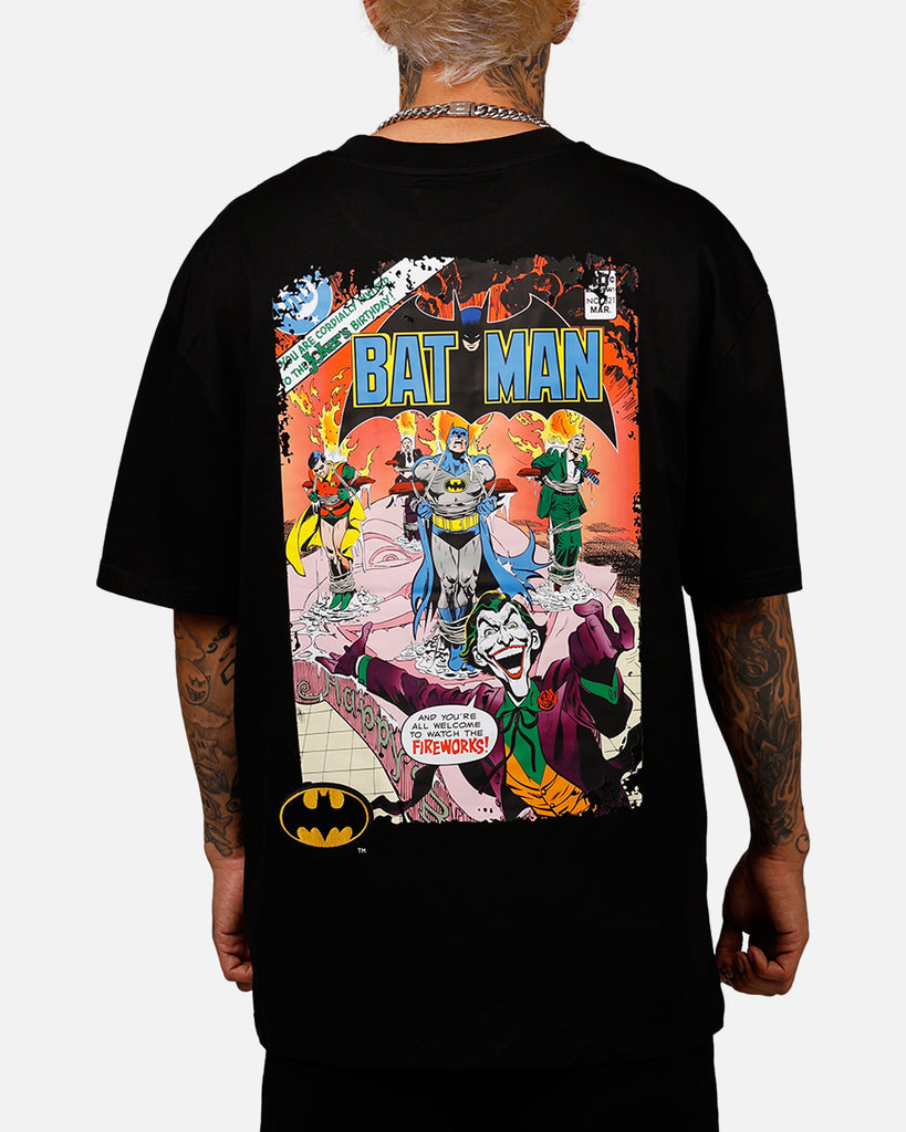 Freeze Max DC Batman The Joker 'Troublemakers' Fireworks T-Shirt Black ...