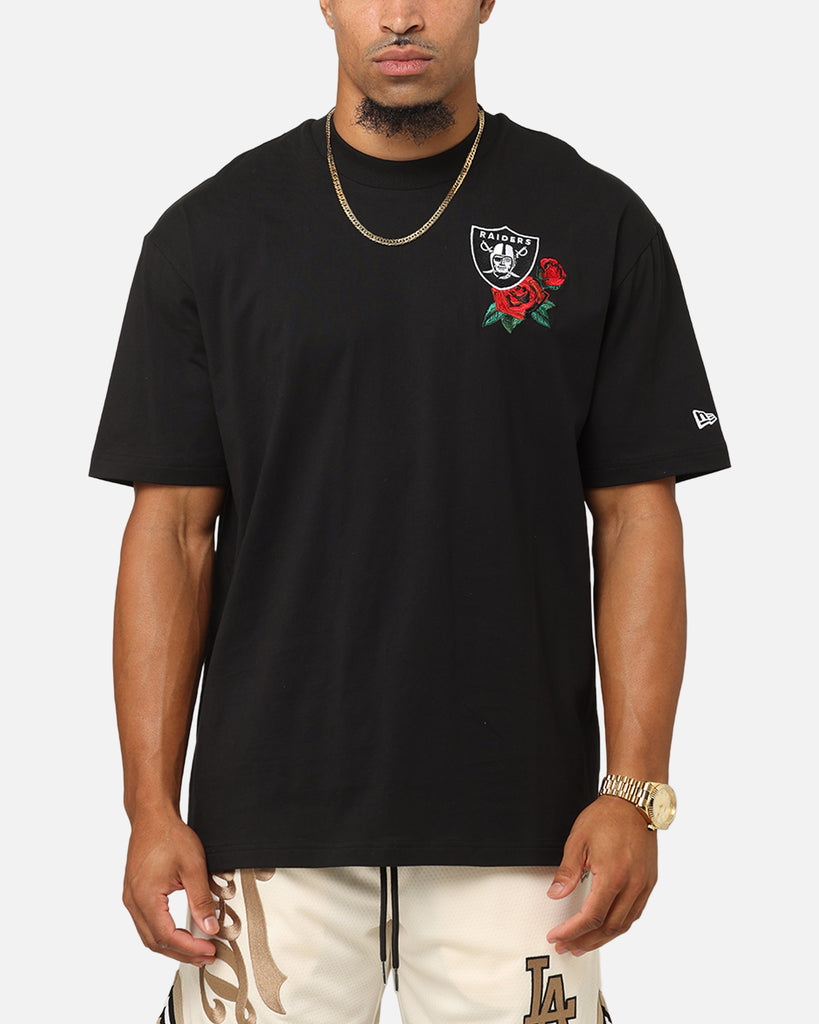 New Era Las Vegas Raiders Rose Oversized T-Shirt Black | Culture Kings US
