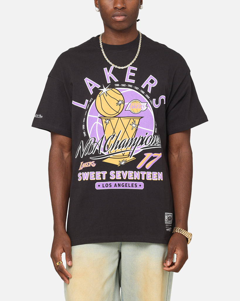 Mitchell & Ness Los Angeles Lakers Champions Report "Champ Pack" T-Shi | Culture Kings US