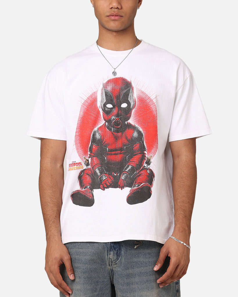 Goat Crew Marvel Deadpool Babypool Vintage T-Shirt White | Culture Kings US