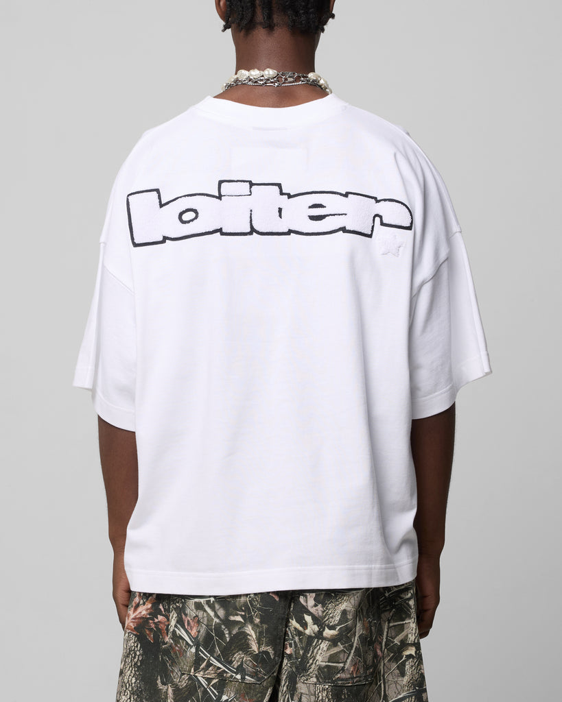 Loiter Premium Essentials Boxy T-Shirt White | Culture Kings US