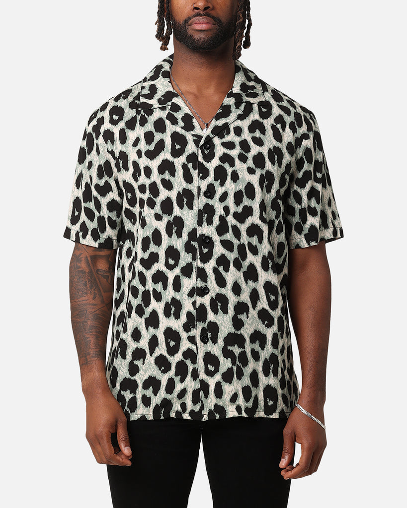 XXIII Animal Button Up Shirt Green | Culture Kings US