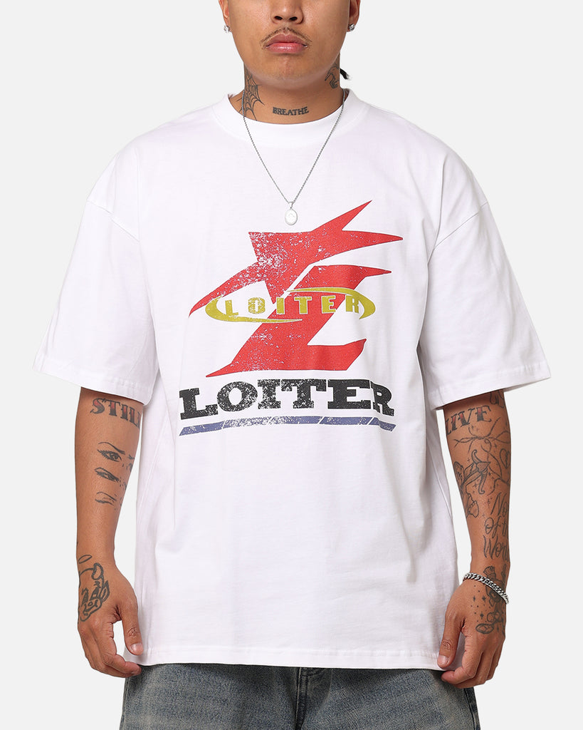 Loiter Horse Power Vintage T-Shirt White | Culture Kings US