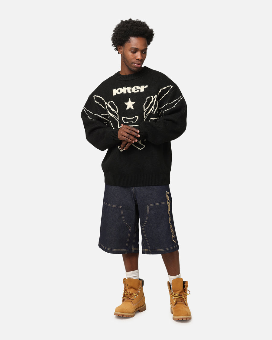 Loiter Substance Knit Sweater Black | Culture Kings US