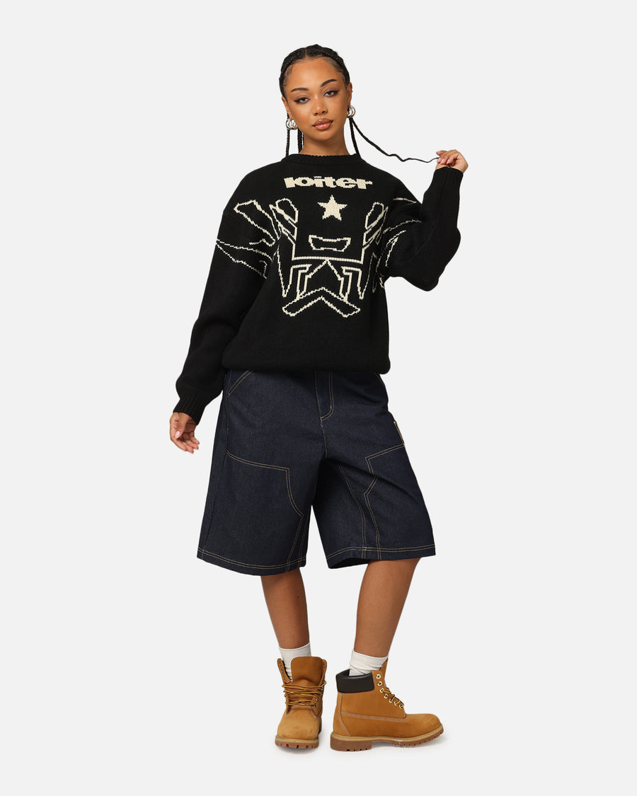 Loiter Substance Knit Sweater Black | Culture Kings US
