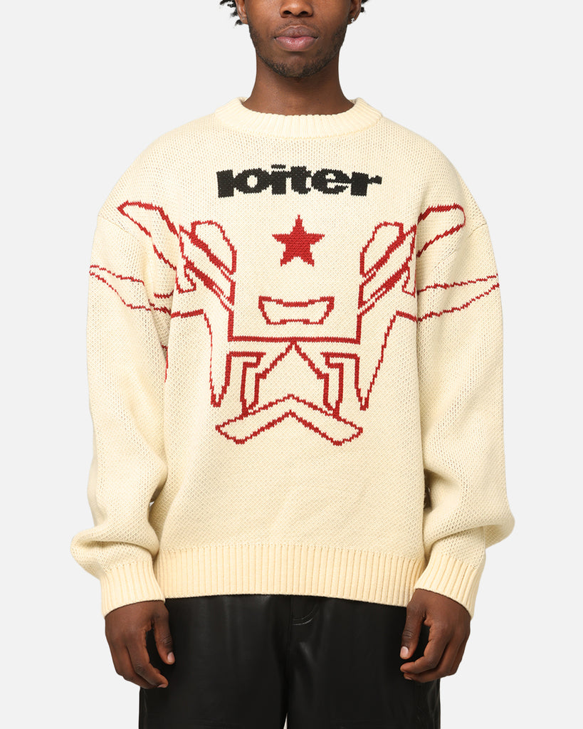 Loiter Substance Knit Sweater Off White | Culture Kings US