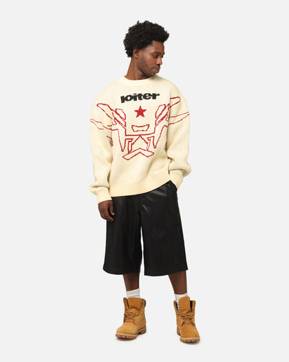 Loiter Substance Knit Sweater Off White | Culture Kings US