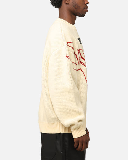 Loiter Substance Knit Sweater Off White | Culture Kings US