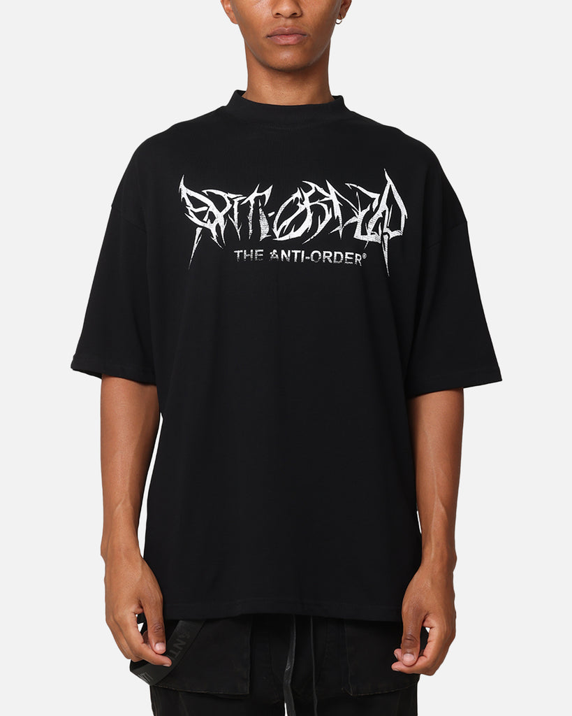 The Anti Order GHXST Mock Neck T-Shirt Black | Culture Kings US