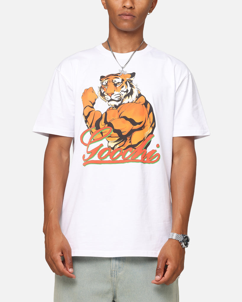 Secret Club Goochi Strong Tiger T-Shirt White | Culture Kings US